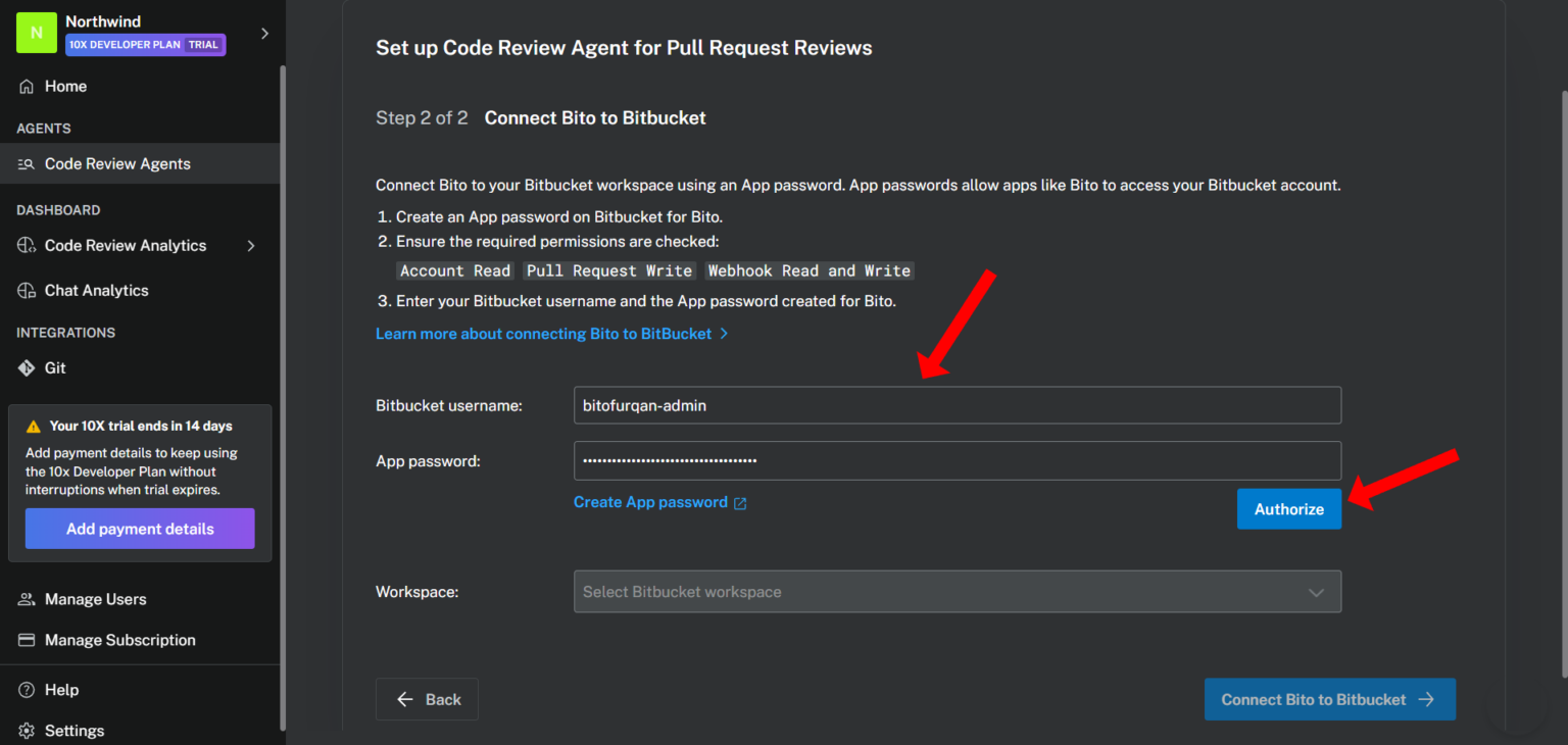 Bitbucket AI Code Review [Step-by-Step Guide] - Bito
